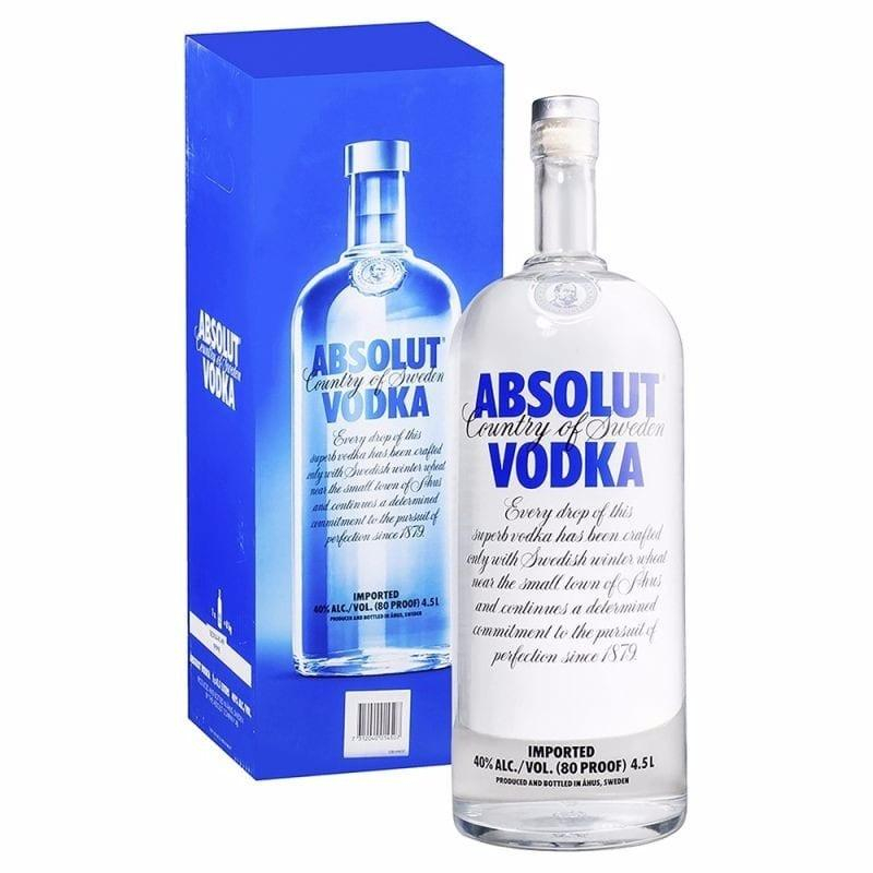 Vodka Absolut Original (4,5L) - Banca do Ramon