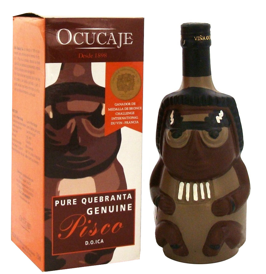 Aperitivo Pisco Huaco Policromada Quebranta Ocucaje (750ml) - Banca do ...