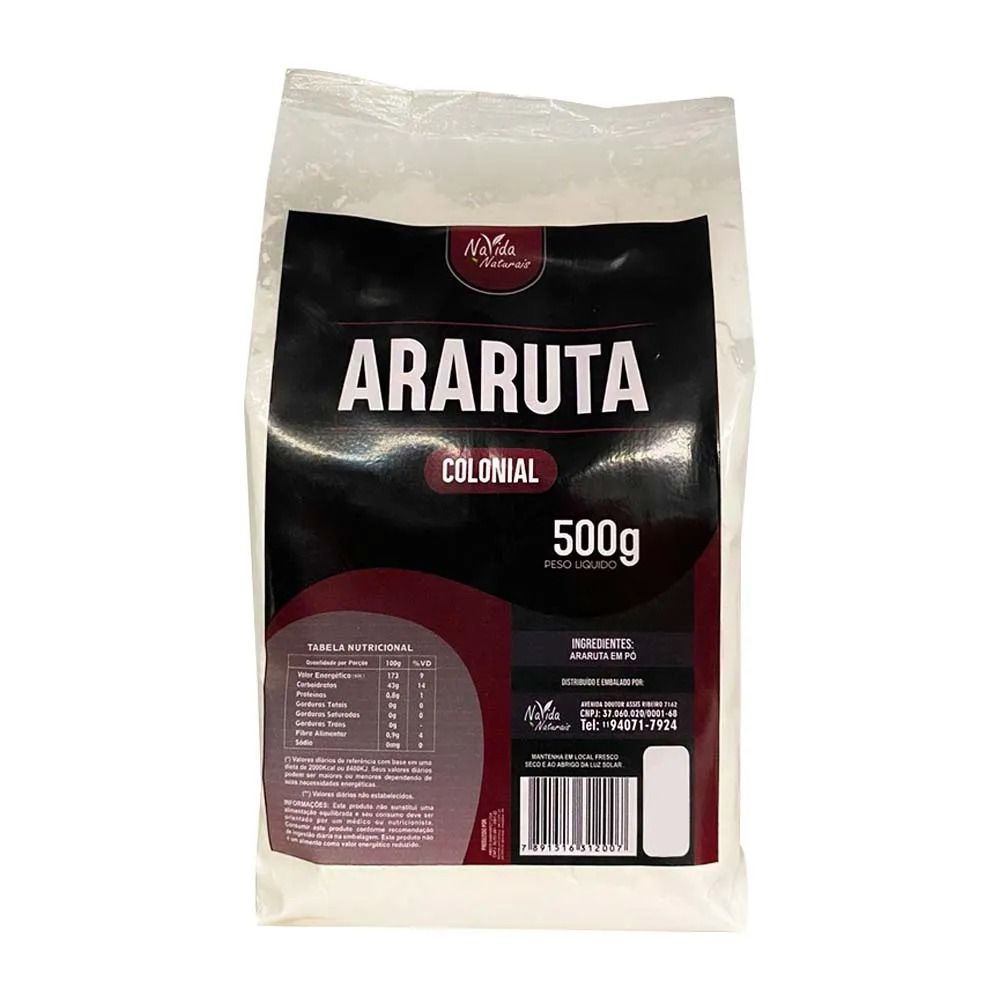 Farinha de Araruta Colonial 500g - Banca do Ramon