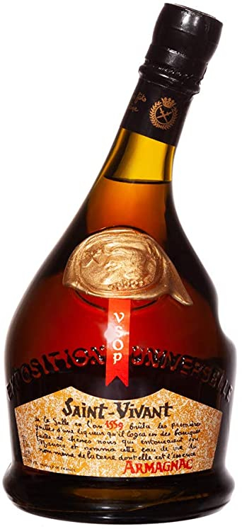 Conhaque Armagnac Saint-Vivant VSOP (700ml) - Banca do Ramon