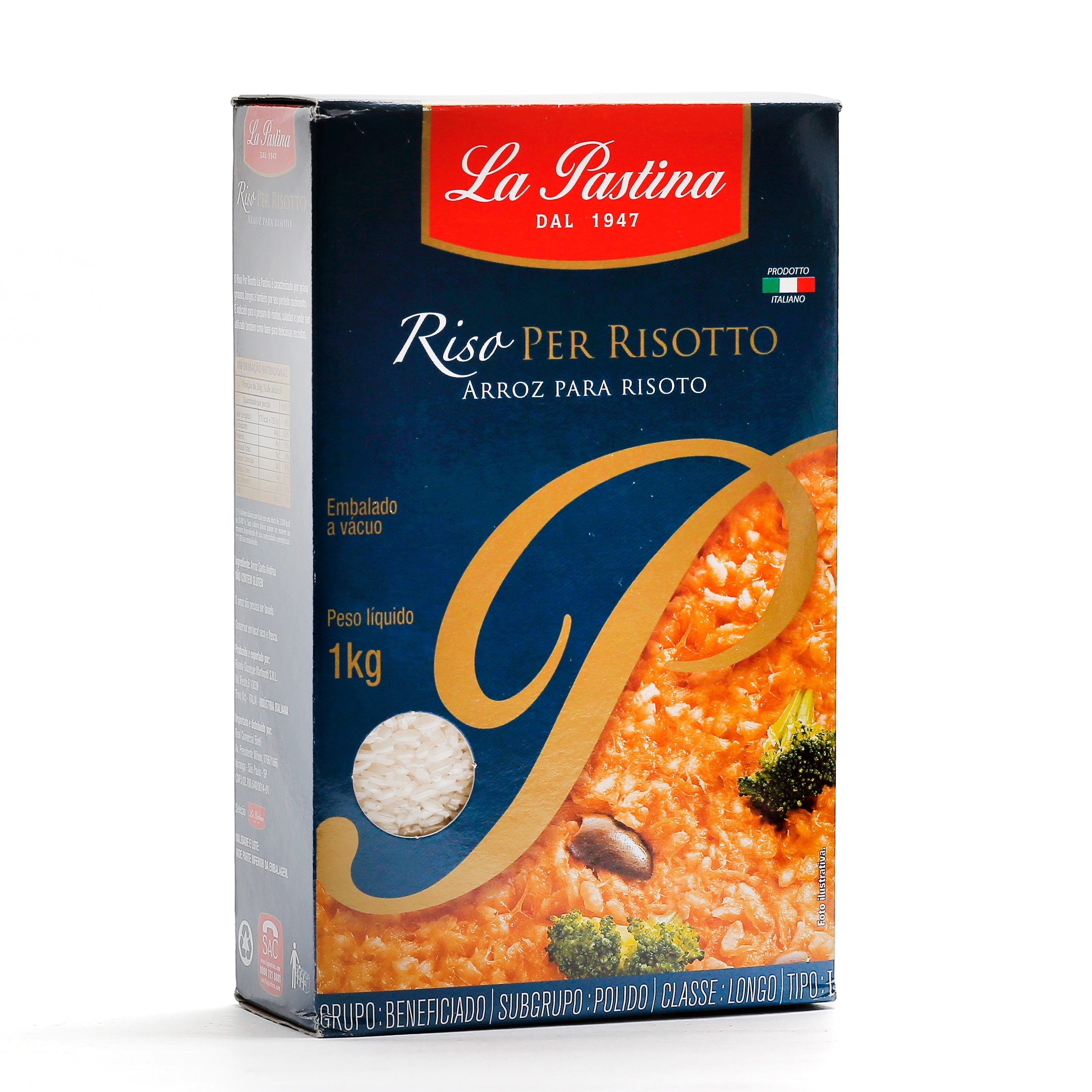 Arroz para Risoto La Pastina 1Kg - Banca do Ramon