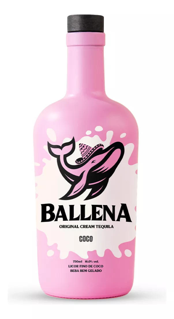 Licor Ballena de Coco com Tequila 750ml - Banca do Ramon