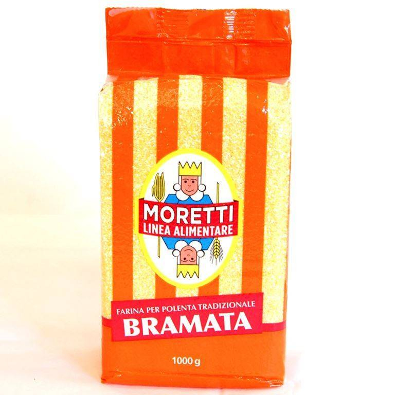 Polenta Tipo Bramata Amarela Moretti 1Kg - Banca do Ramon