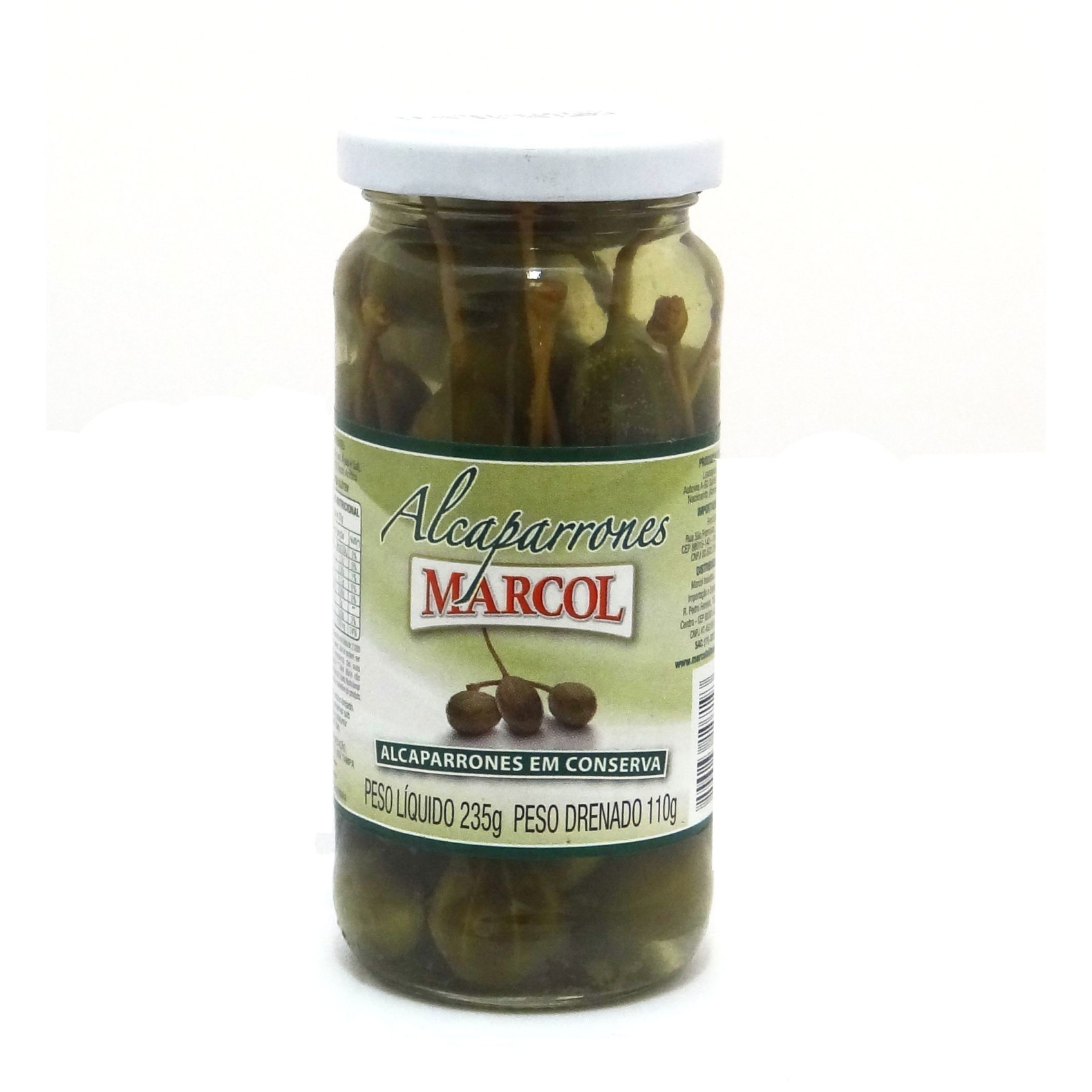Alcaparrones em Conserva Marcol (235g) - Banca do Ramon