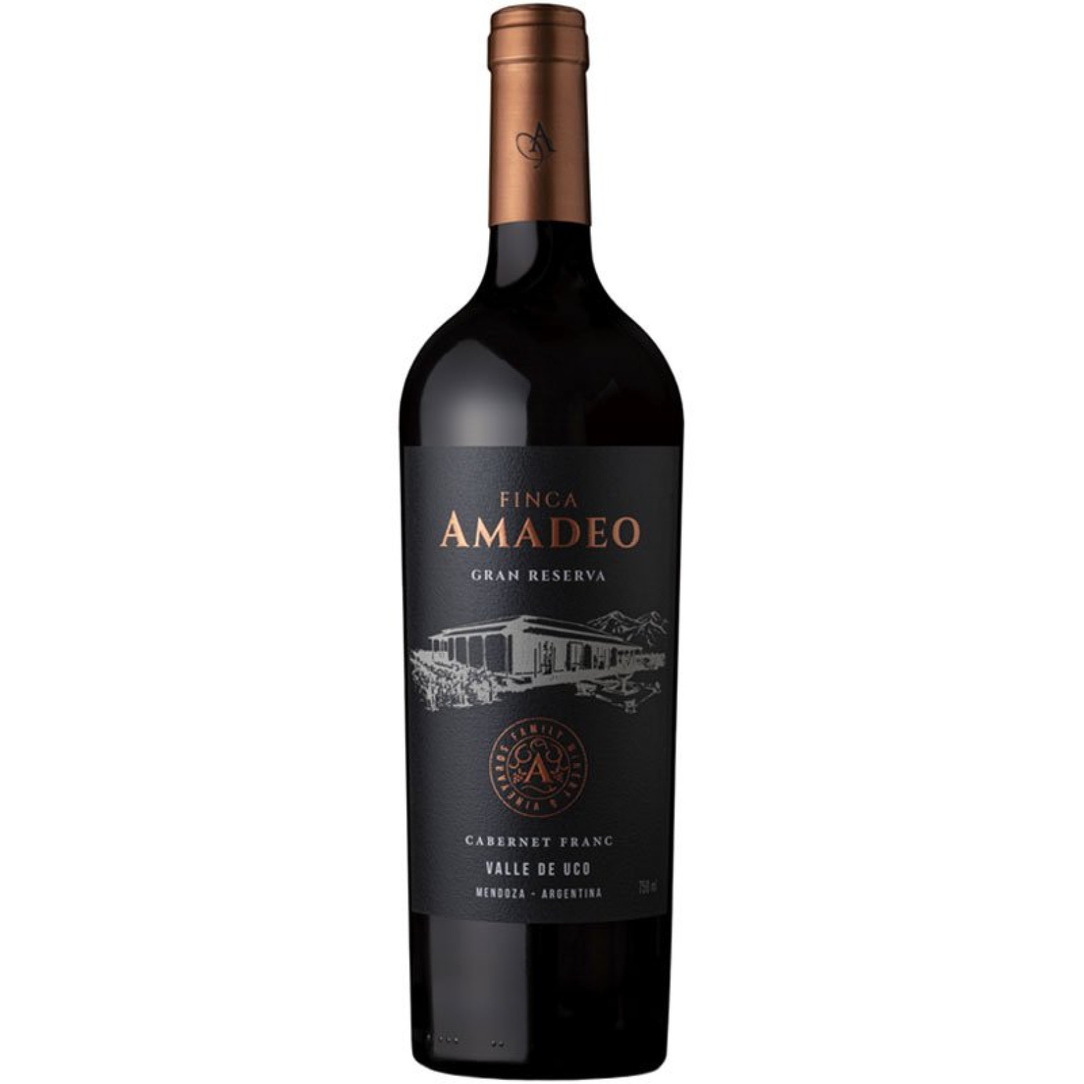 Vinho Amadeo Gran Reserva Cabernet Franc (750ml) - Banca do Ramon