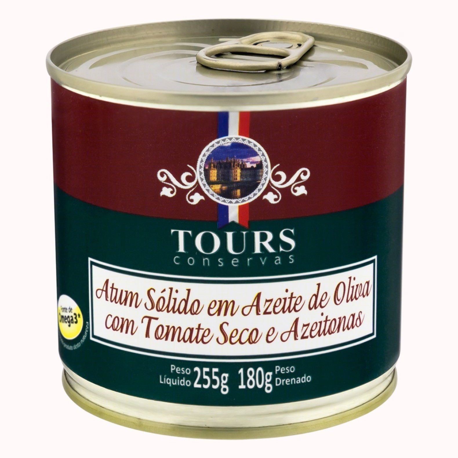 Atum Sólido em Azeite de Oliva com Tomate Seco e Azeitonas Tours (255g ...