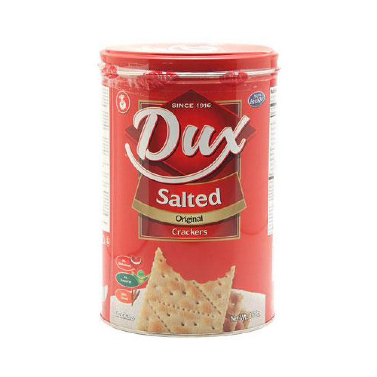 Lata de Biscoito Vermelha Dux (454g) - Banca do Ramon