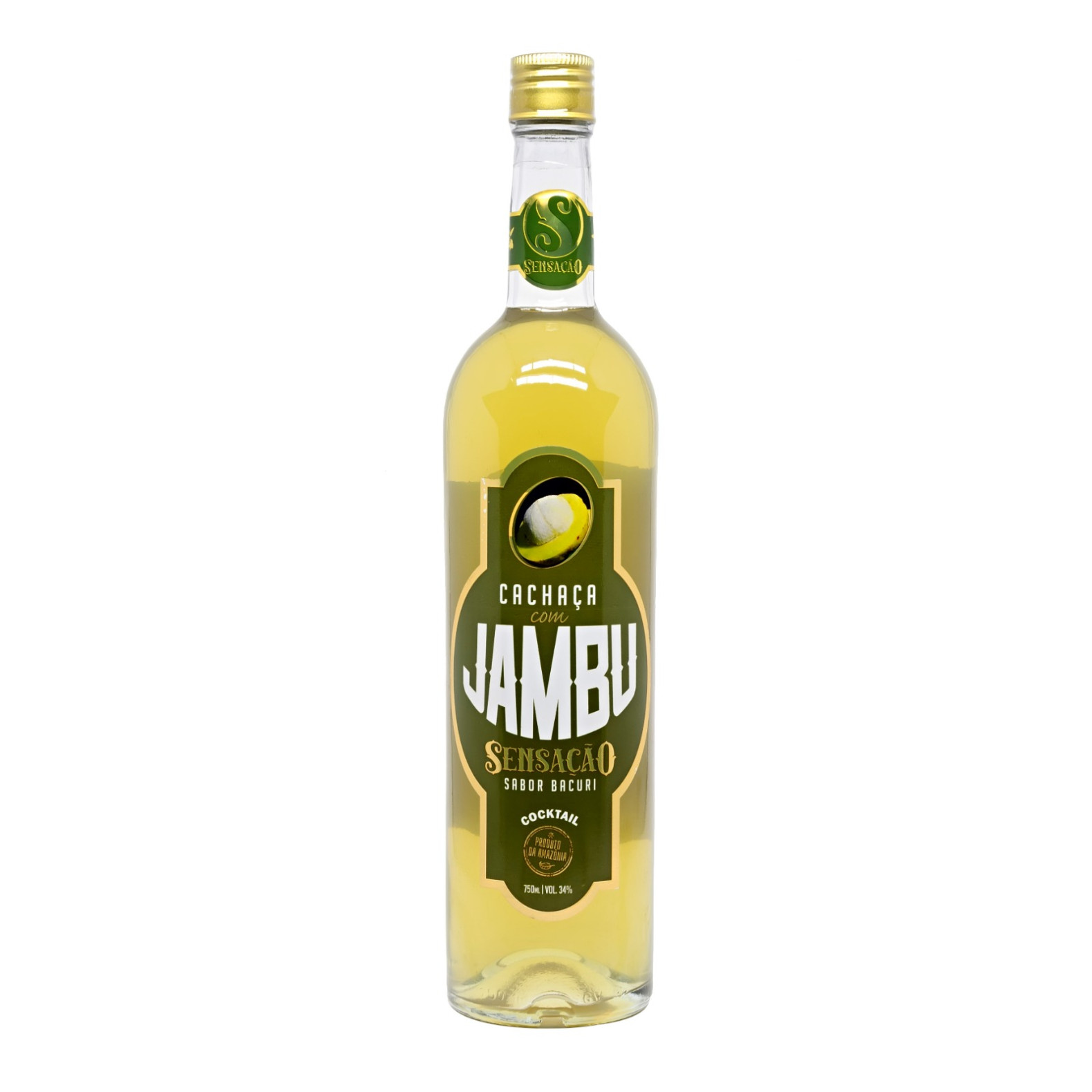 Cachaça com Jambu Sensação Sabor Bacuri 750ml - Banca do Ramon