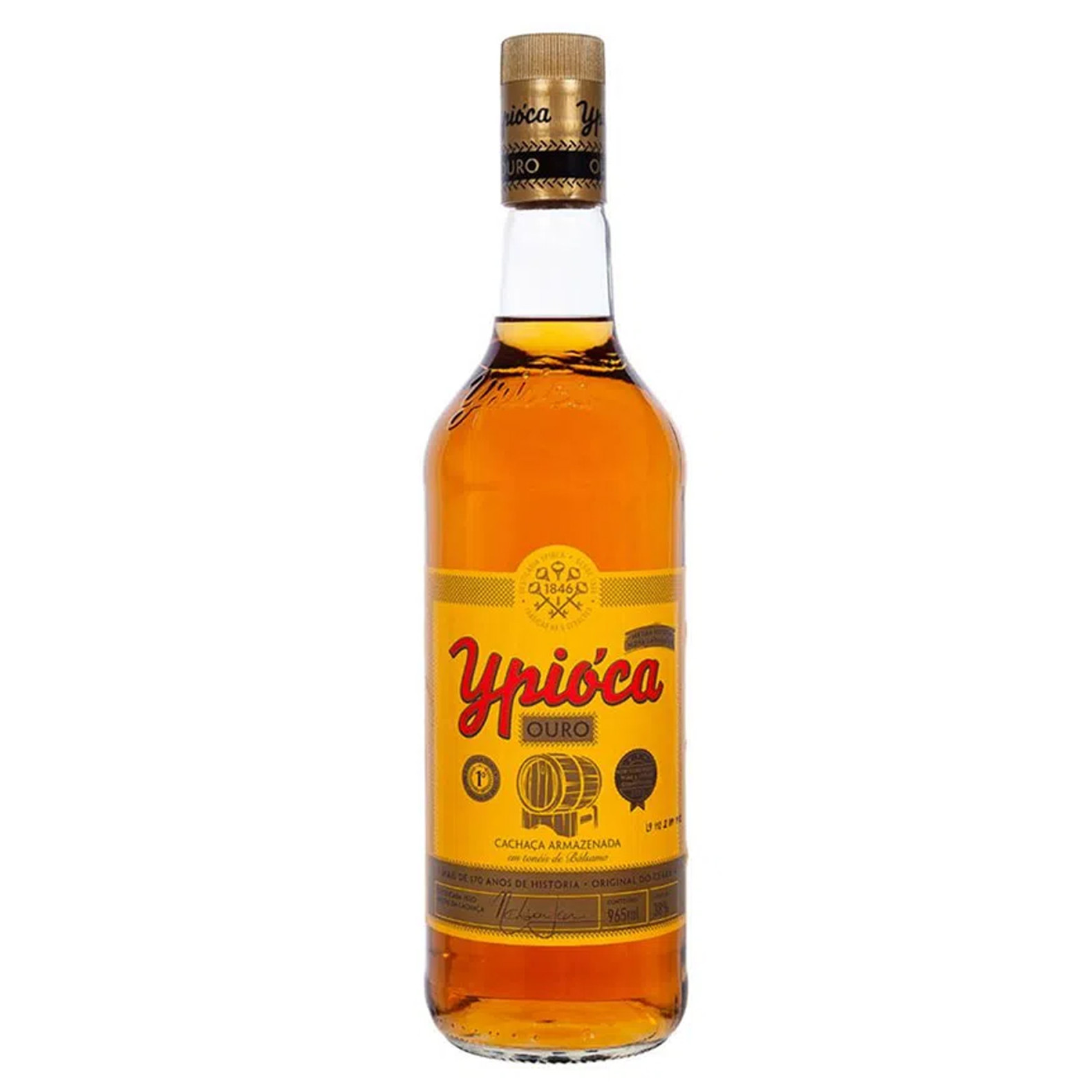 Cachaça Ypióca Ouro (965ml) - Banca do Ramon