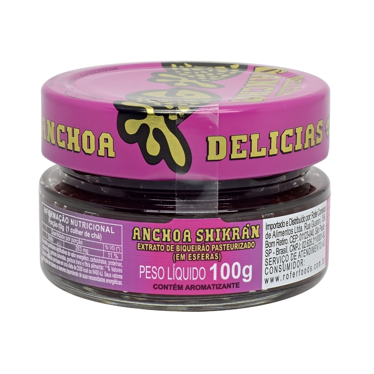 Caviar de Biqueirão Pasteurizado Shikran 100g - Banca do Ramon