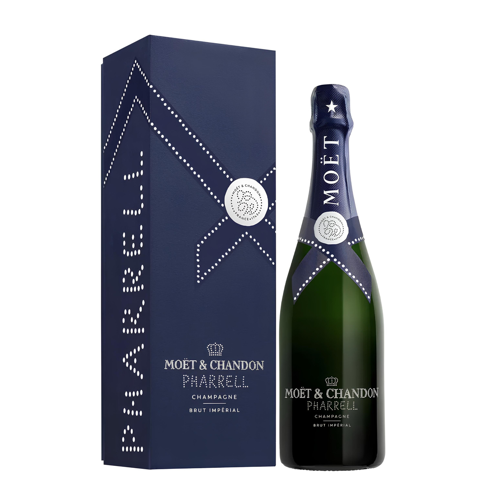 Champagne Moët & Chandon Pharrell Williams Brut Imperial Azul 750ml ...