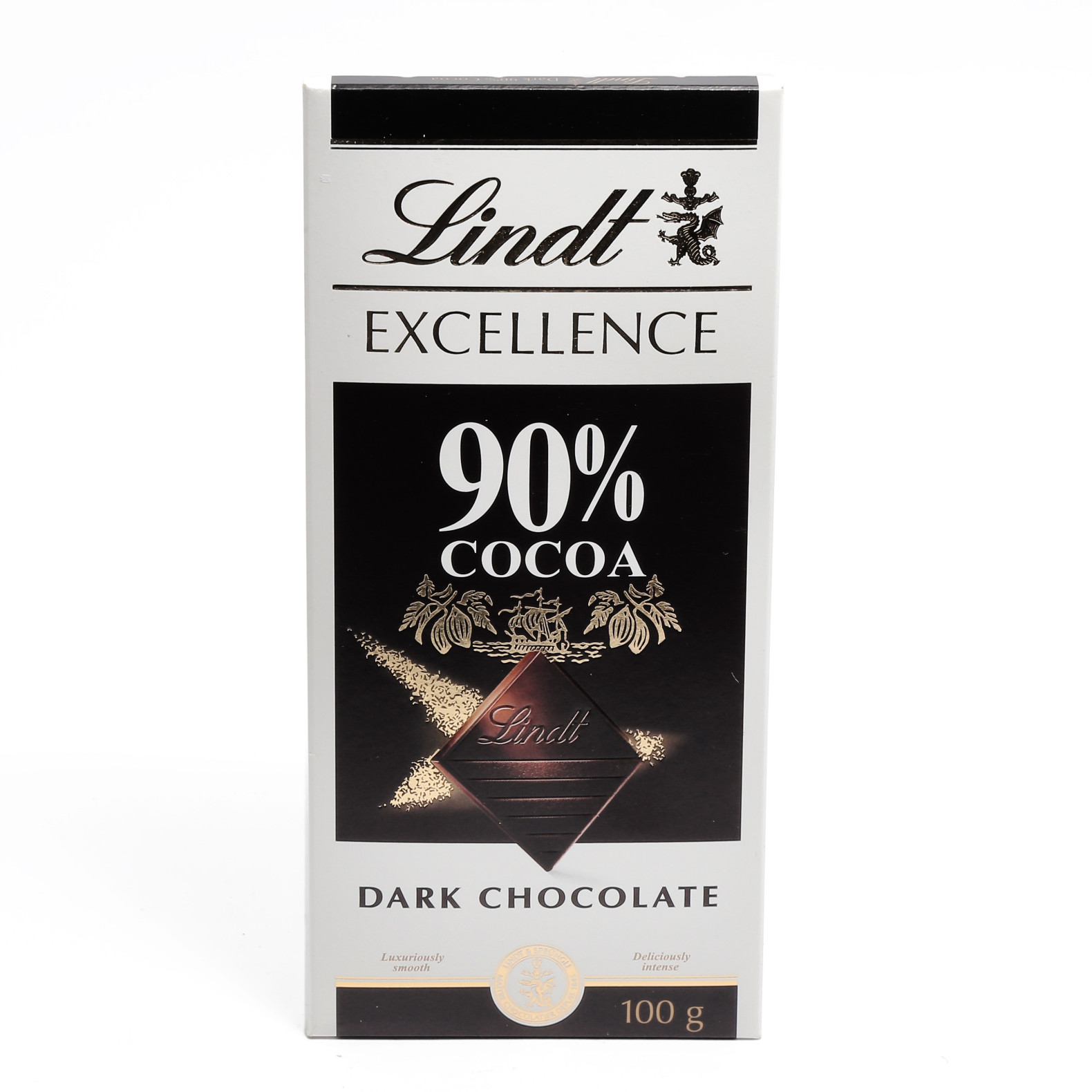 Chocolate Dark Excellence Lindt 90% Cocoa 100g - Banca do Ramon