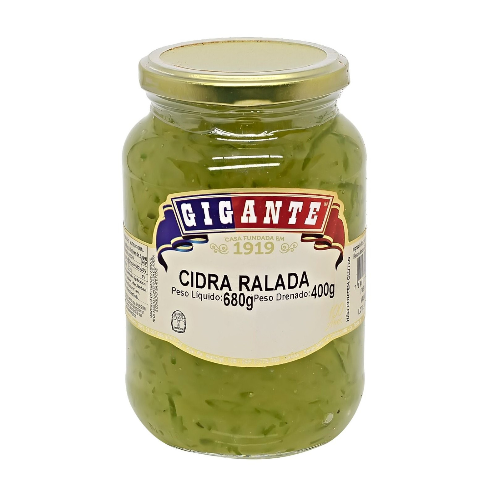 Doce de Cidra Ralada Gigante 680g - Banca do Ramon