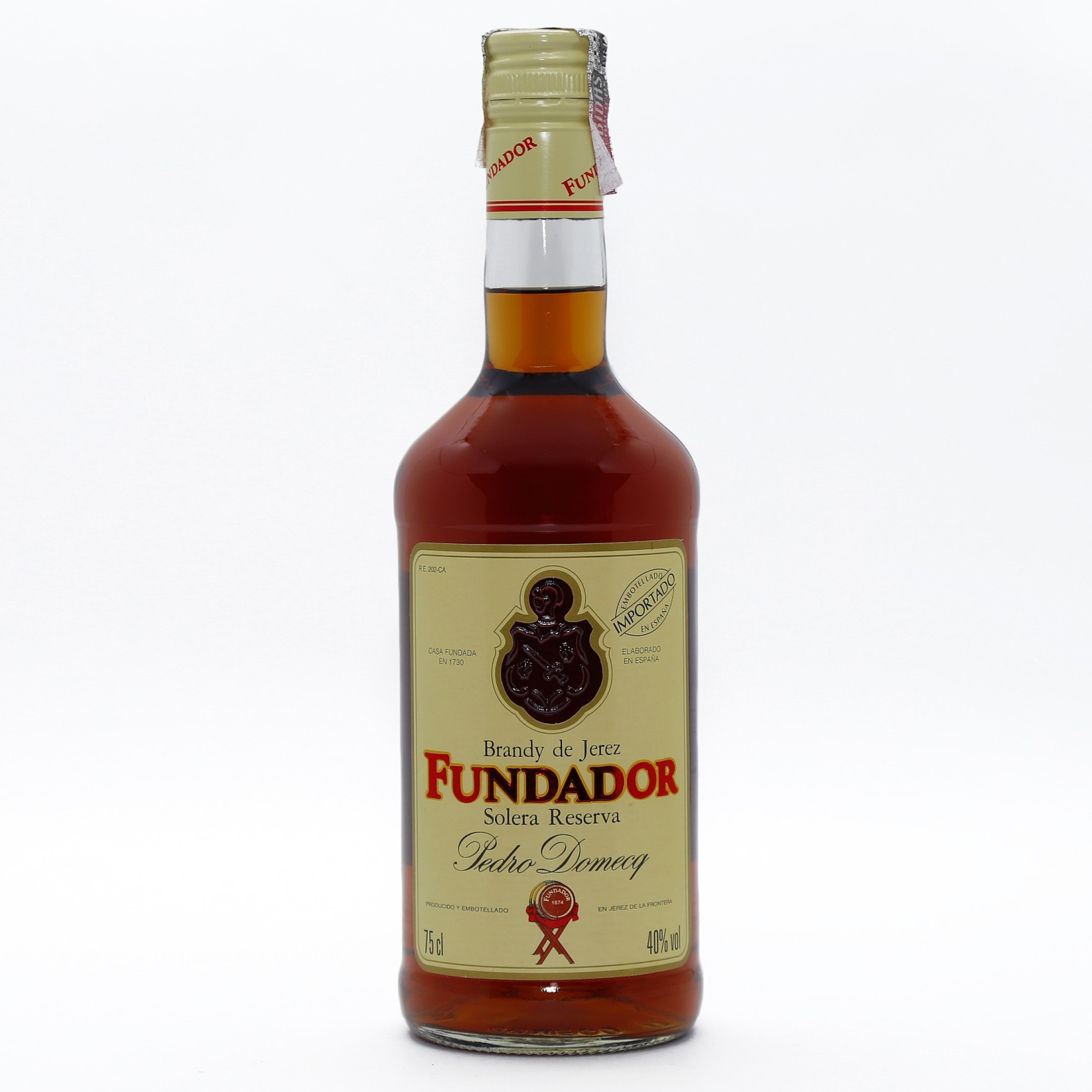Conhaque Fundador Solera Reserva (750ml) - Banca do Ramon