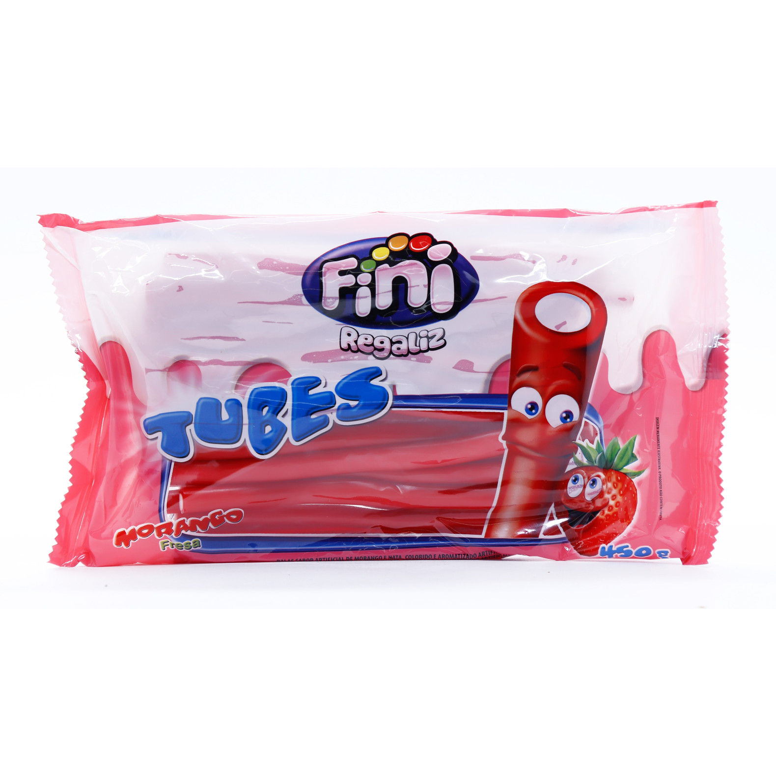 Doces Fini Tubinhos Morango 100g - Banca do Ramon