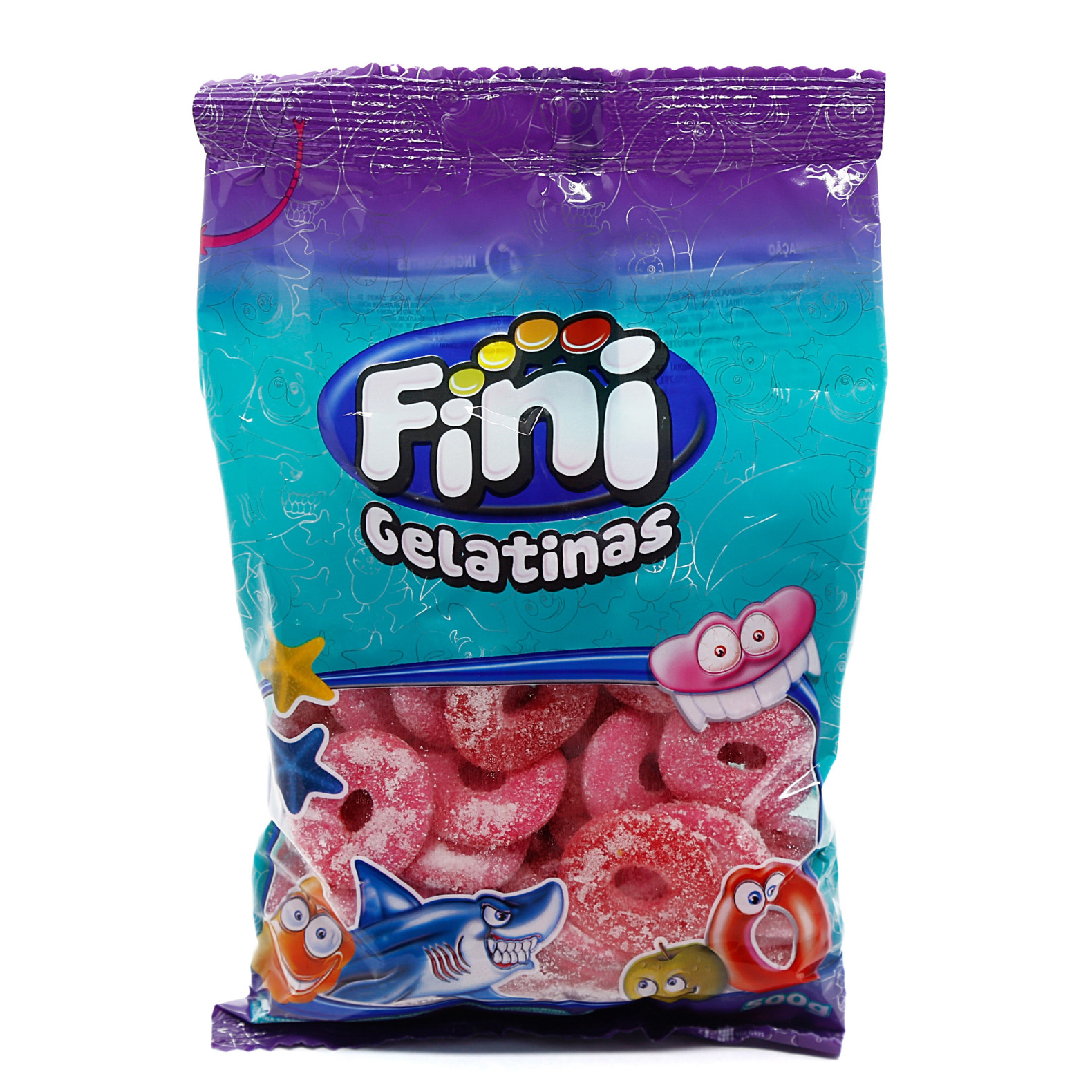 Doces Fini Aros de Morango 100g - Banca do Ramon