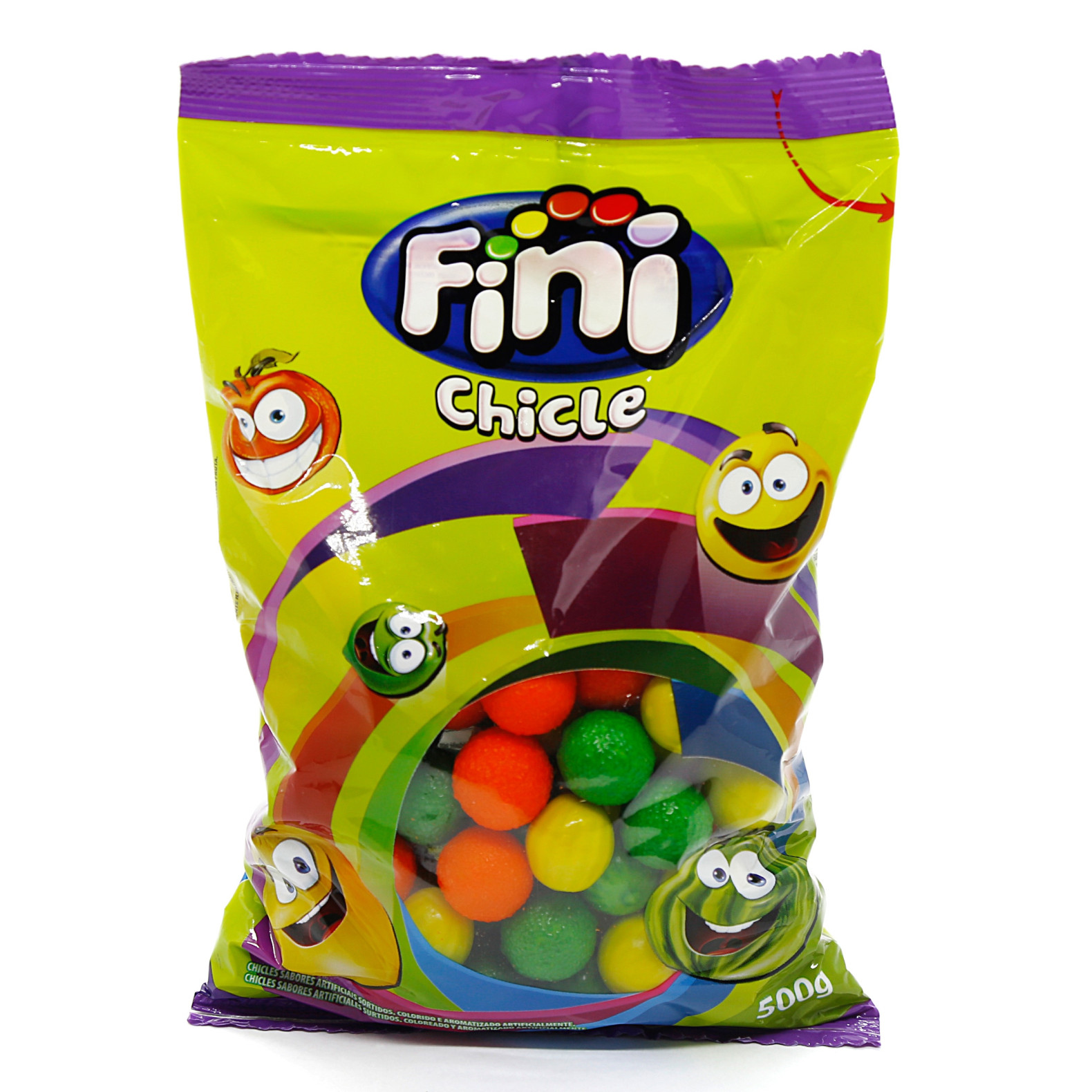 Doces Fini Chicles Frutas (100g) - Banca do Ramon