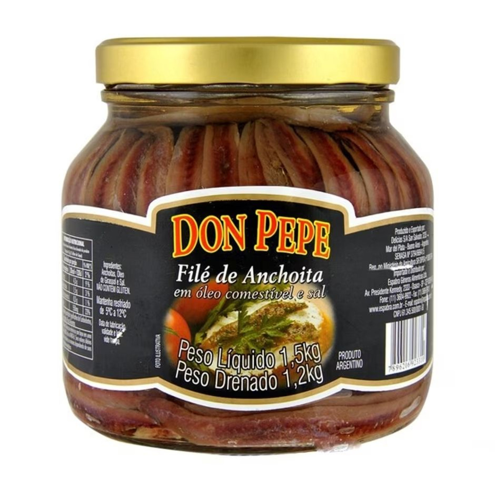 Filé de Anchova Don Pepe 1,5Kg - Banca do Ramon