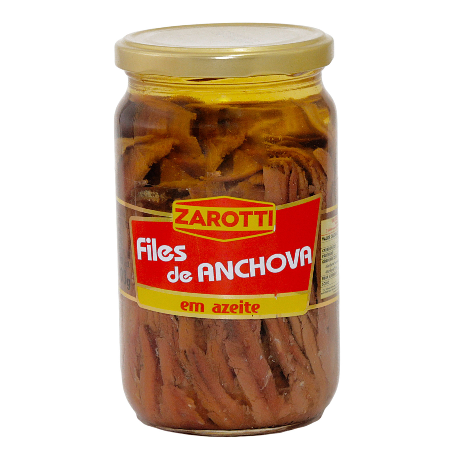 Filé de Anchova Em Azeite Zarotti 720g - Banca do Ramon