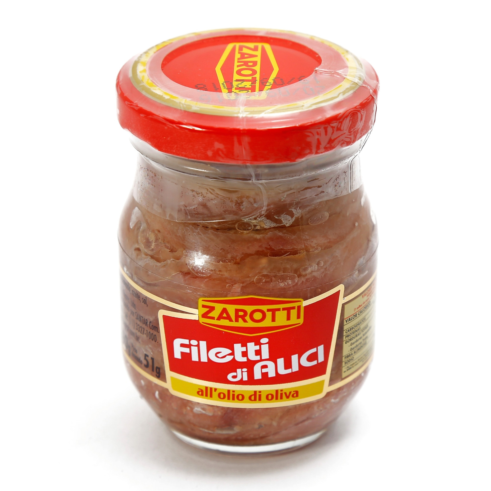 Filé de Anchova Em Azeite Zarotti (51g) - Banca do Ramon