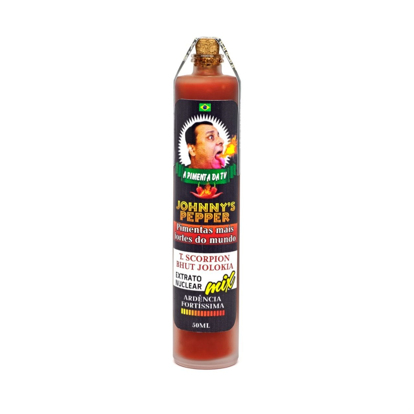 Molho de Pimenta Johnny`s Pepper Mix Extra Picante (50ml) - Banca do Ramon