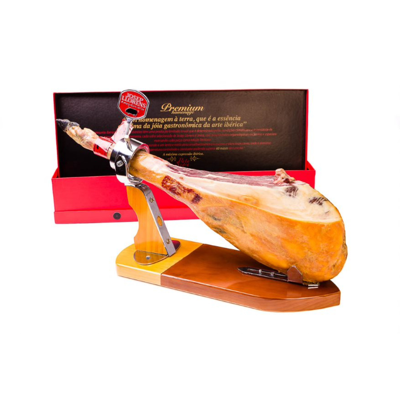 Presunto Jamon Pata Negra Bellota Josep Llorens com osso (peça) - Banca ...