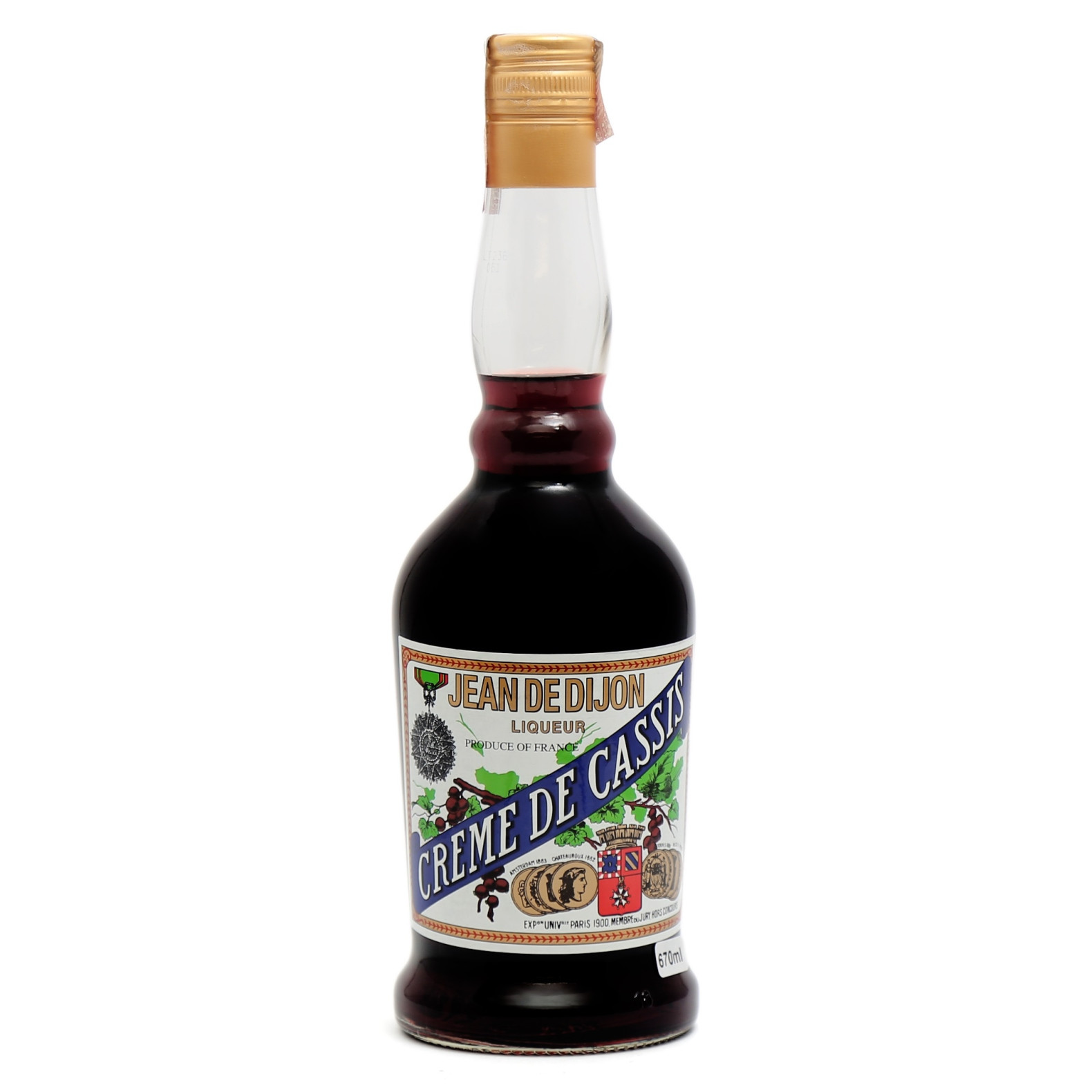 Licor Creme de Cassis Jean de Dijon (700ml) - Banca do Ramon
