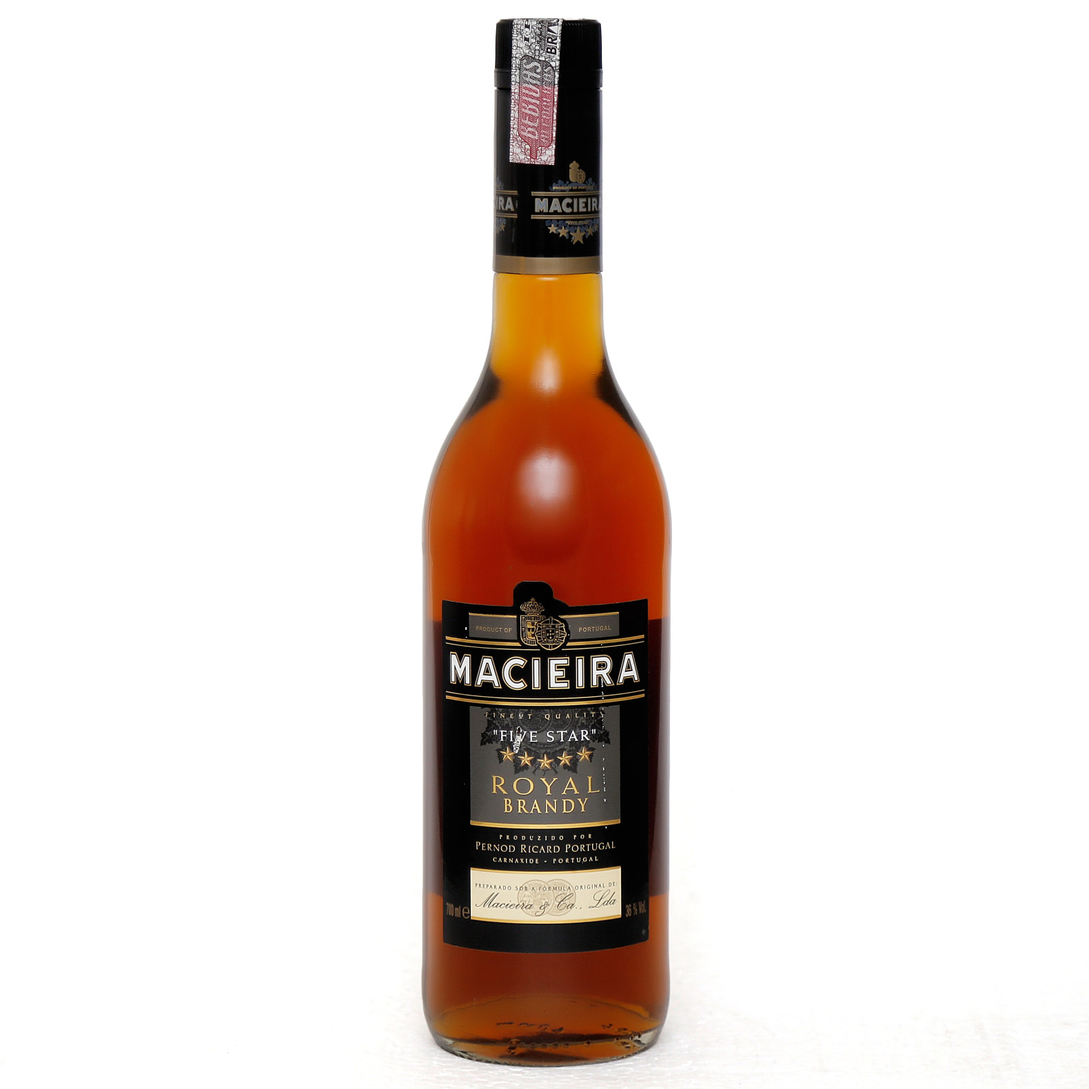 Conhaque Macieira 5 Estrelas Royal Brandy (700ml) - Banca do Ramon Conhaque Macieira 5 Estrelas Royal Brandy (700ml) - Banca do Ramon