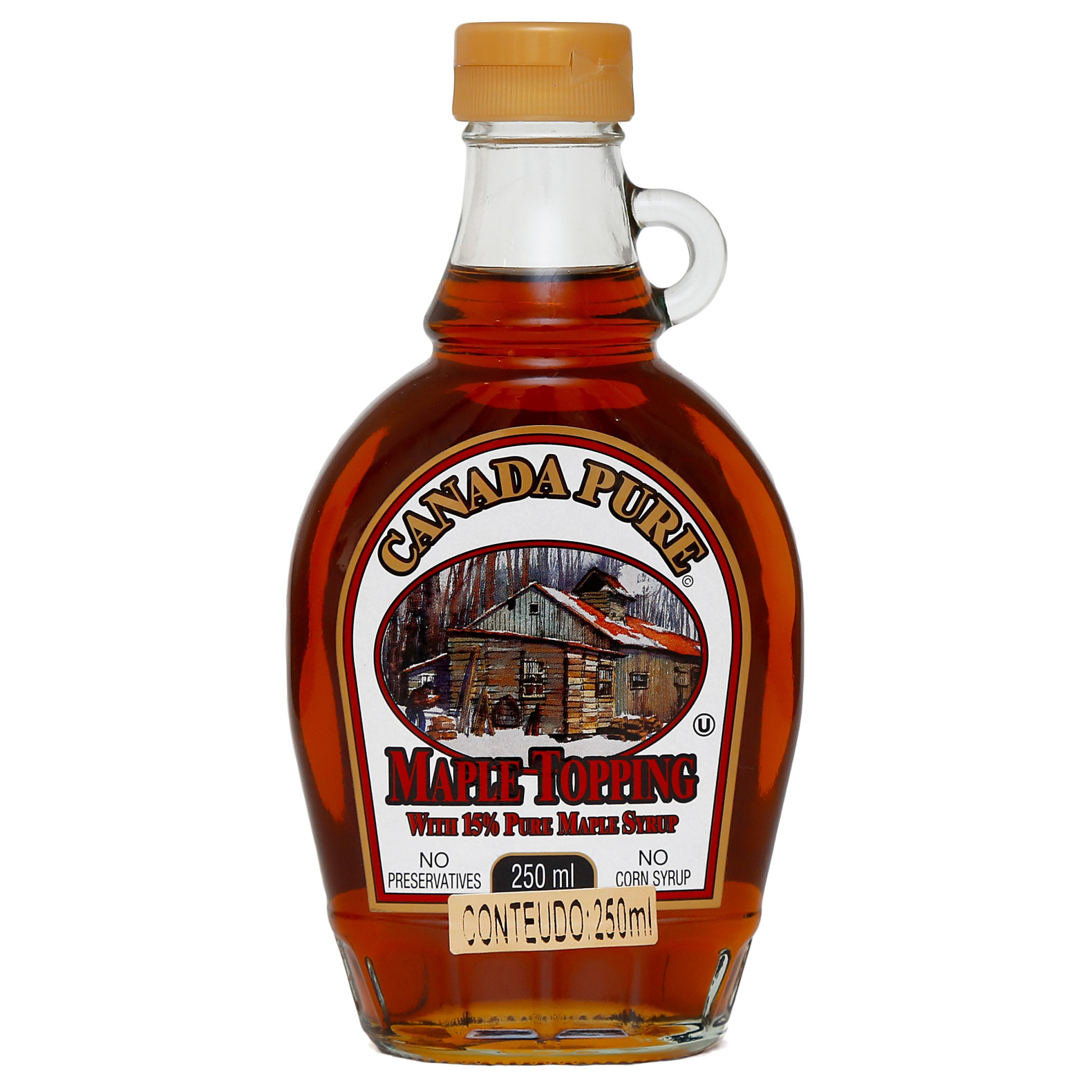 Maple Syrup 15% Puro Canada Pure (250ml) - Banca do Ramon