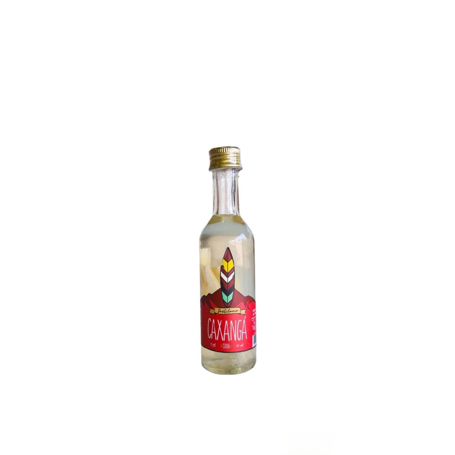 Cachaça Caxangá com Cana Miniatura (45ml) - Banca do Ramon