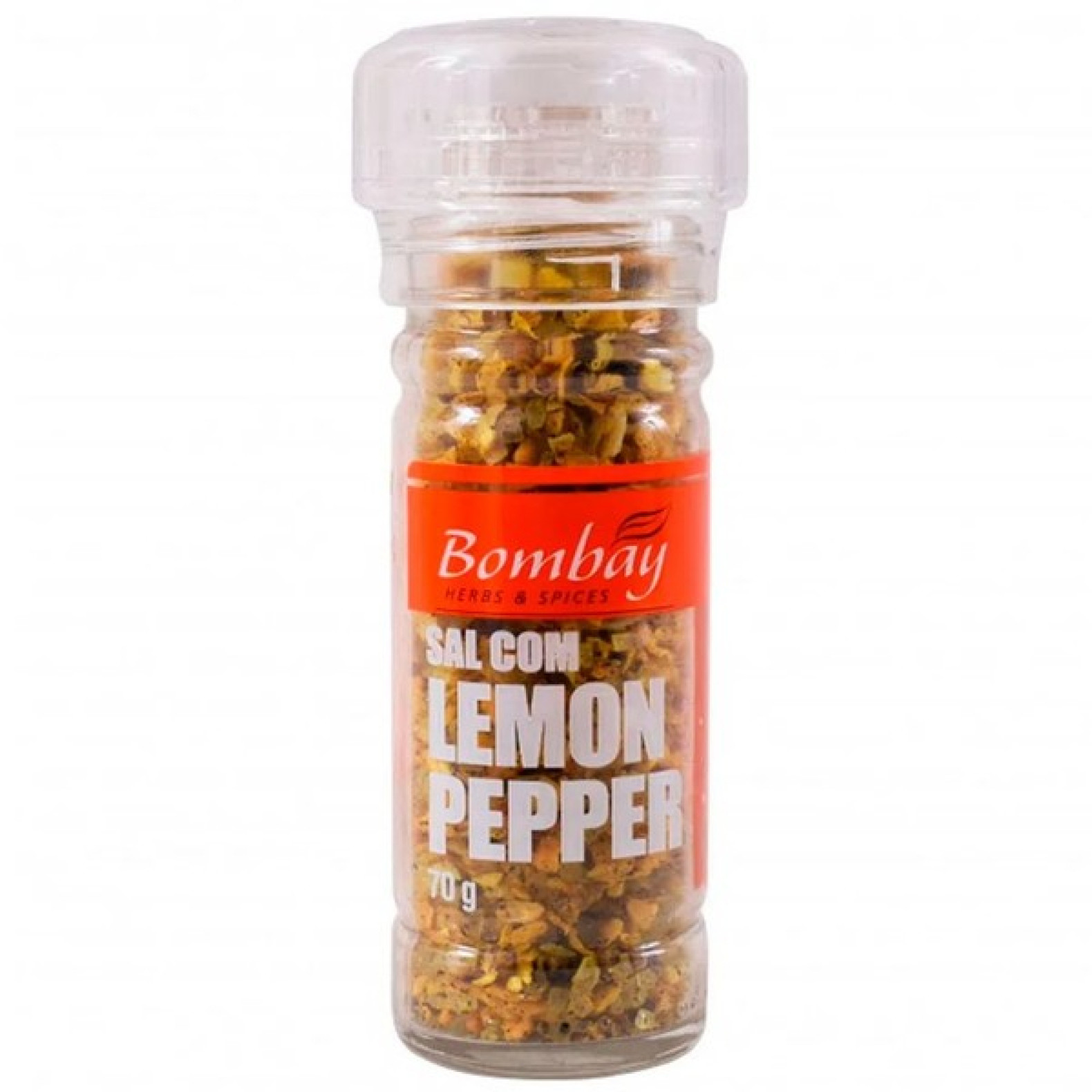 Moedor de Sal Com Lemon Pepper Bombay (70g) - Banca do Ramon