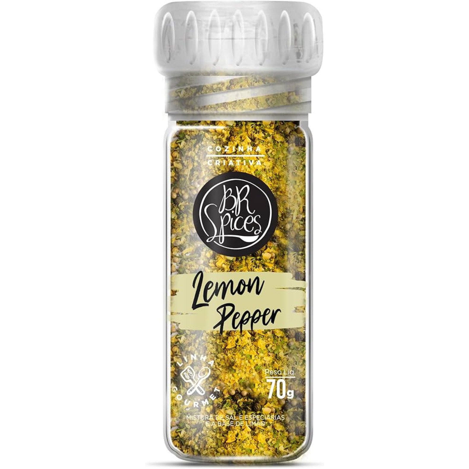 Moedor de Lemon Pepper Br Spices 70g - Banca do Ramon
