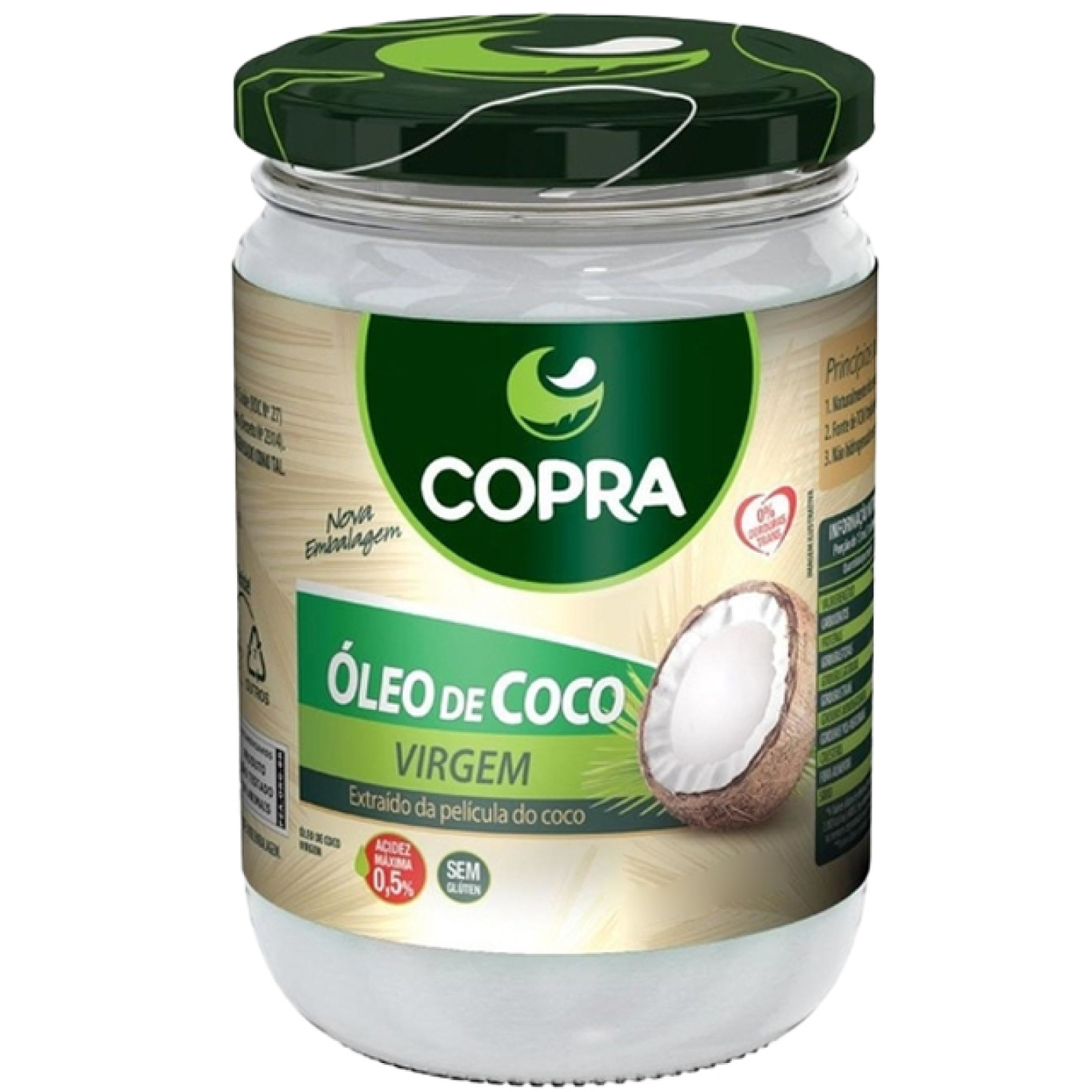 Óleo de Coco *VIRGEM* 500ml - Banca do Ramon