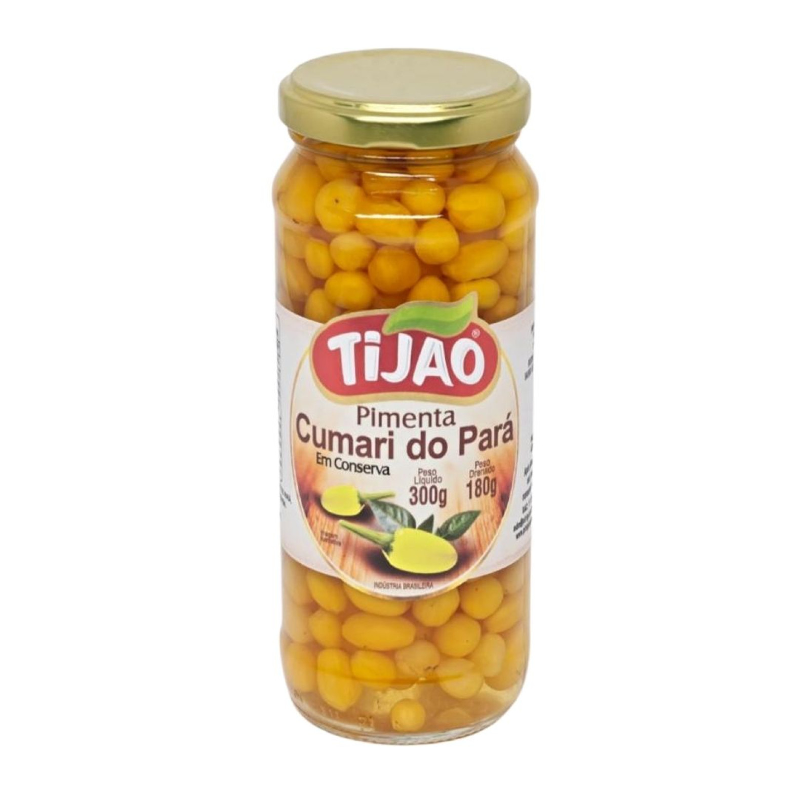 Pimenta Cumari do Pará em Conserva Tijão (330g) - Banca do Ramon