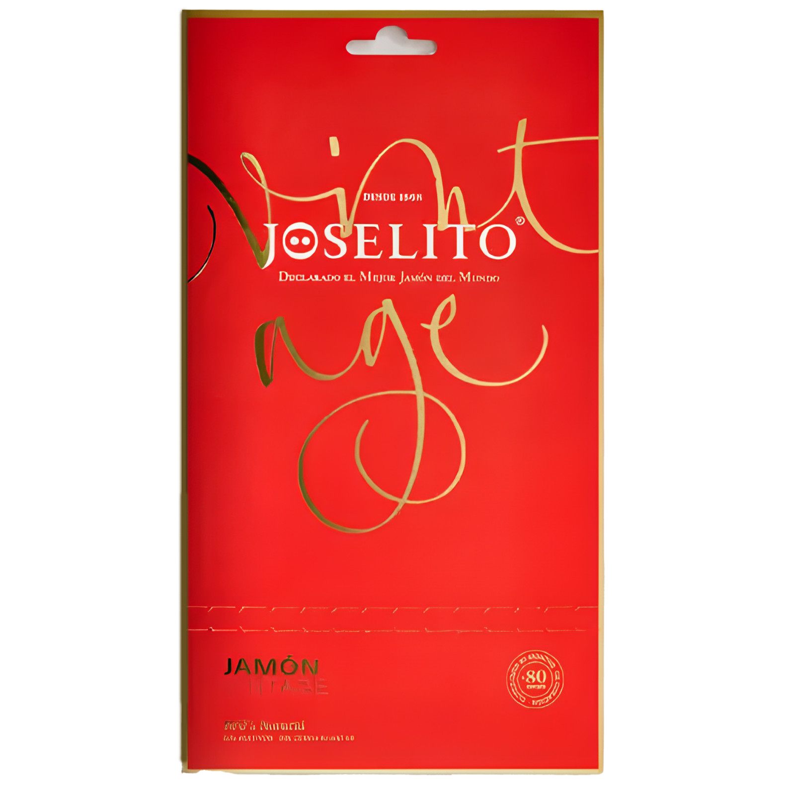 Presunto Jamon Ibérico Vintage Fatiado Joselito 70g - Banca do Ramon