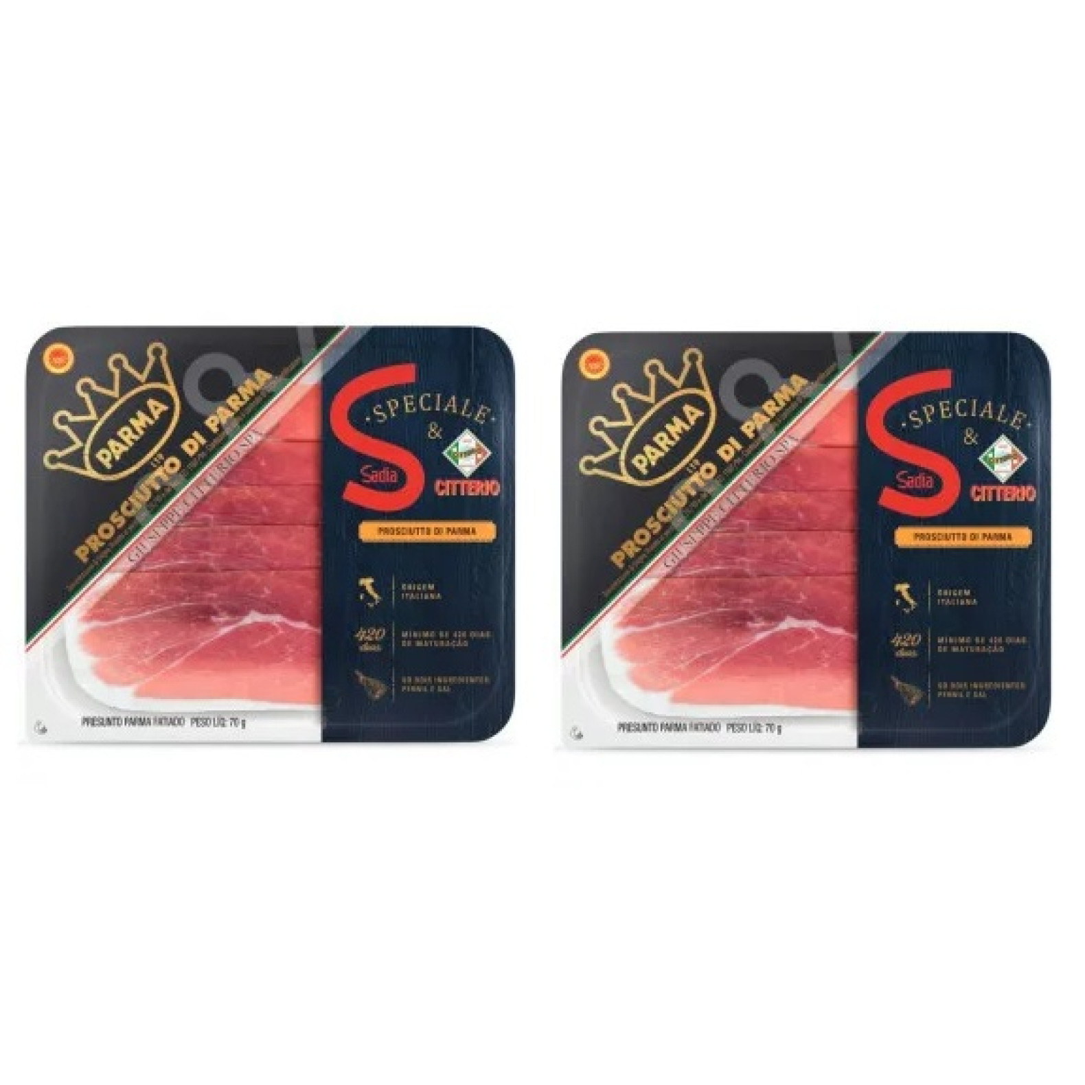 Presunto Parma Sadia Speciale (2 bandejas de 70g) - Banca do Ramon