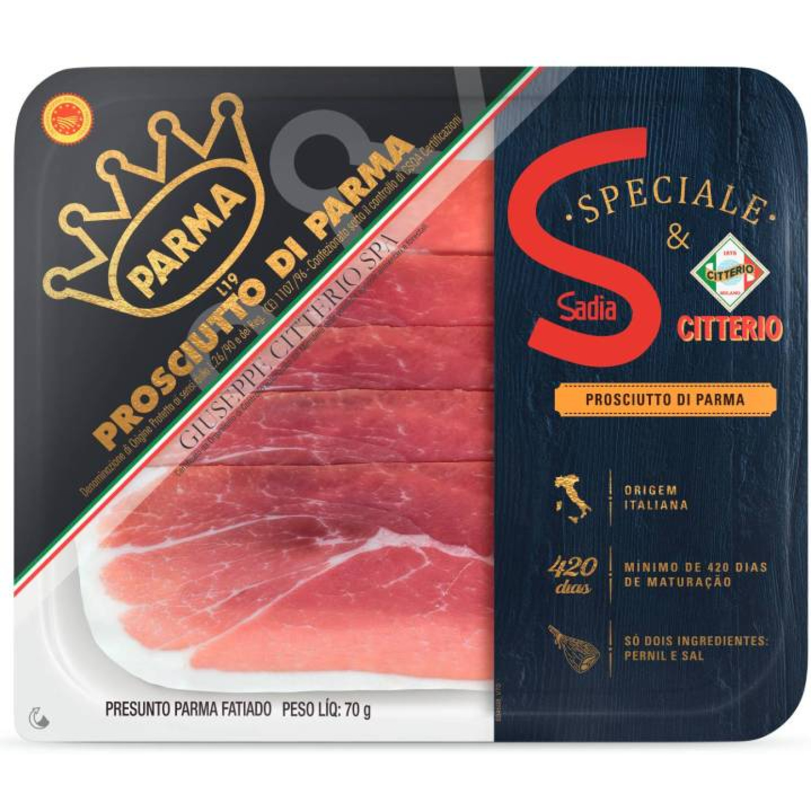 Presunto Parma Sadia Speciale (70g) - Banca do Ramon