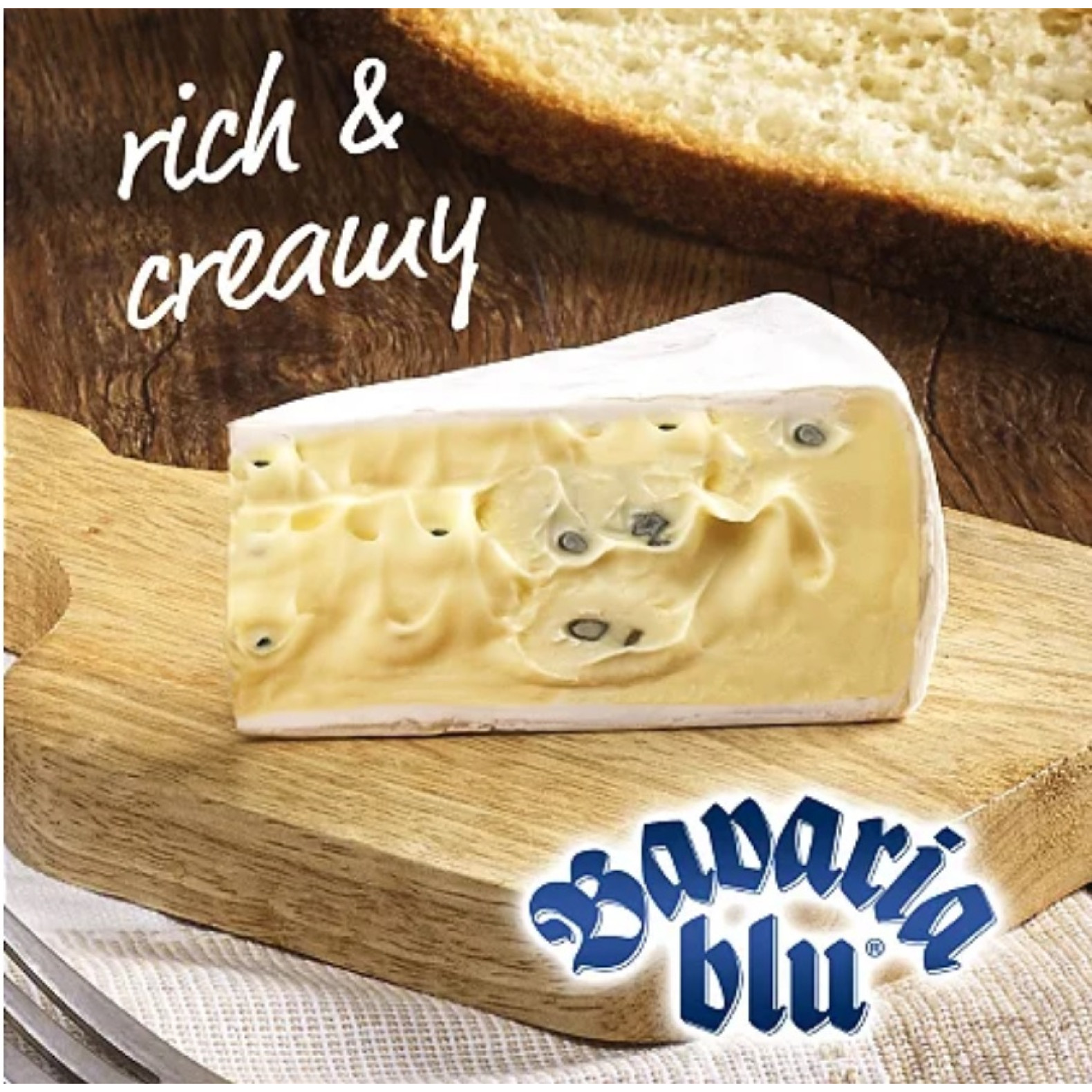 Queijo Bavaria Blu Bergader (350g) - Banca do Ramon