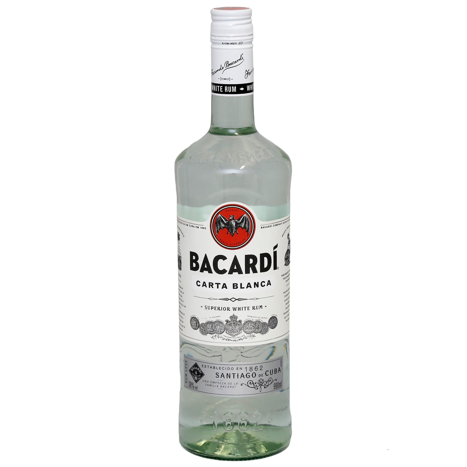 Rum Bacardi Superior Branco (980ml) - Banca do Ramon