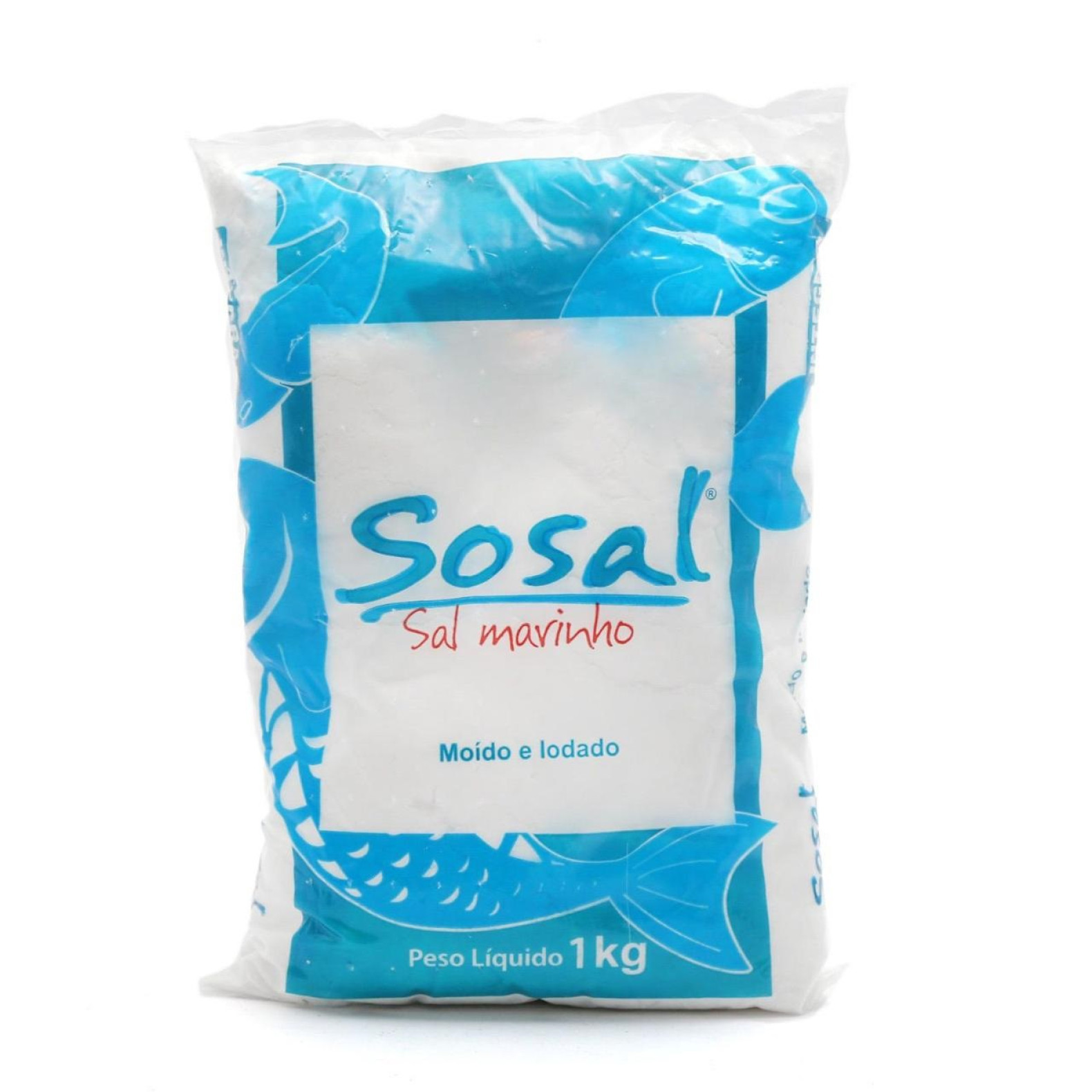 Sal Marinho Moído e Iodado Sosal 1Kg - Banca do Ramon