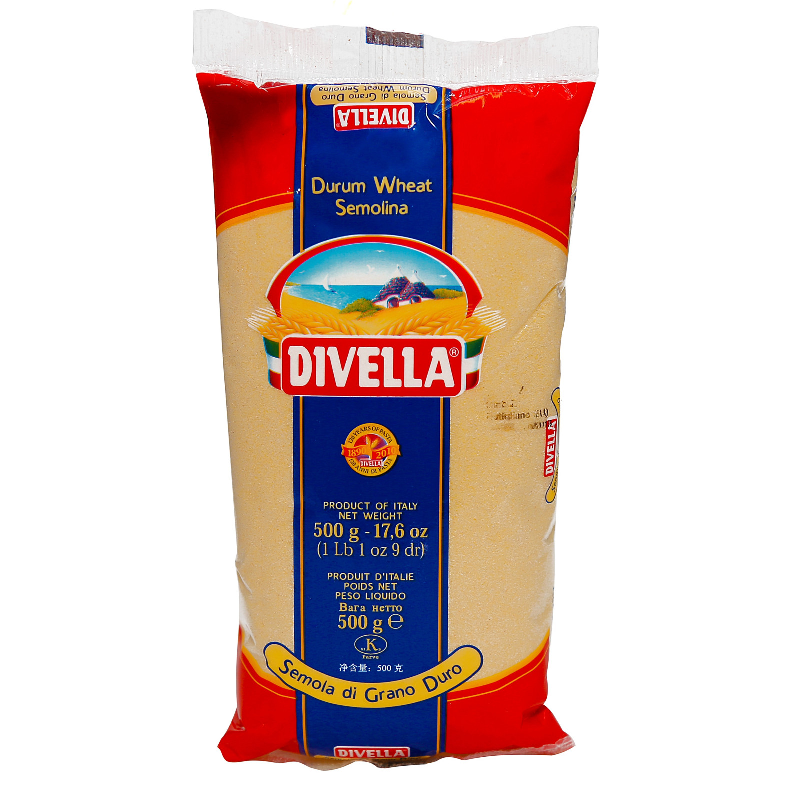 Semola di Grano Duro Divella (500g) - Banca do Ramon