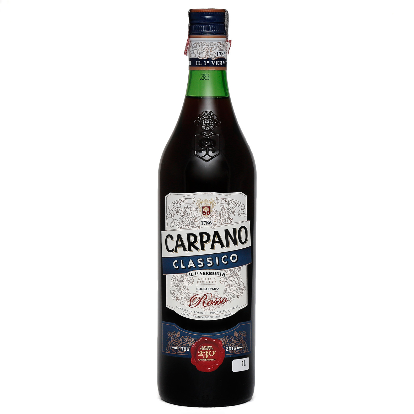 Aperitivo Vermouth Carpano Classico Rosso (1L) - Banca do Ramon