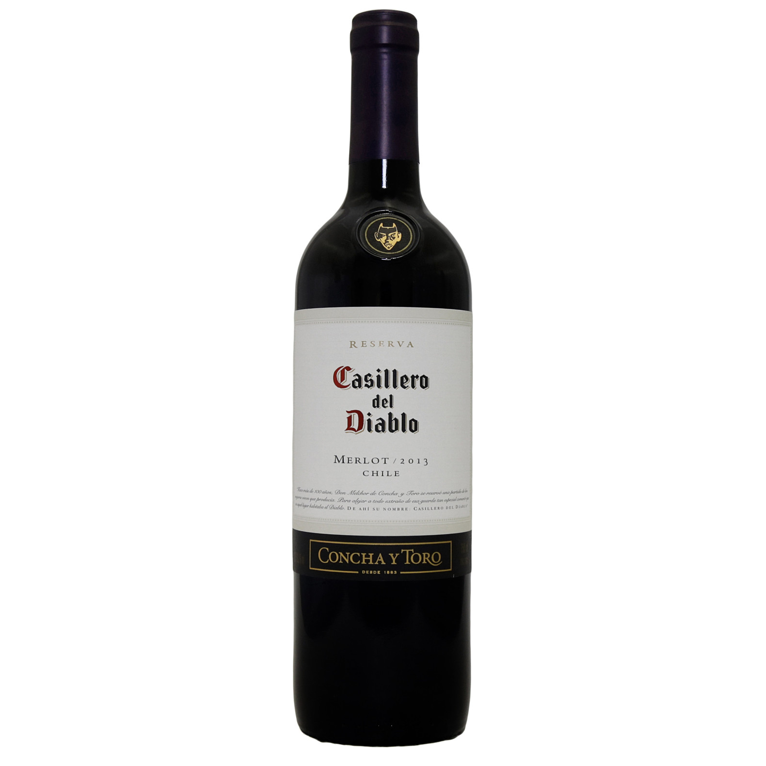Vinho Casillero Del Diablo Merlot (750ml) - Banca do Ramon