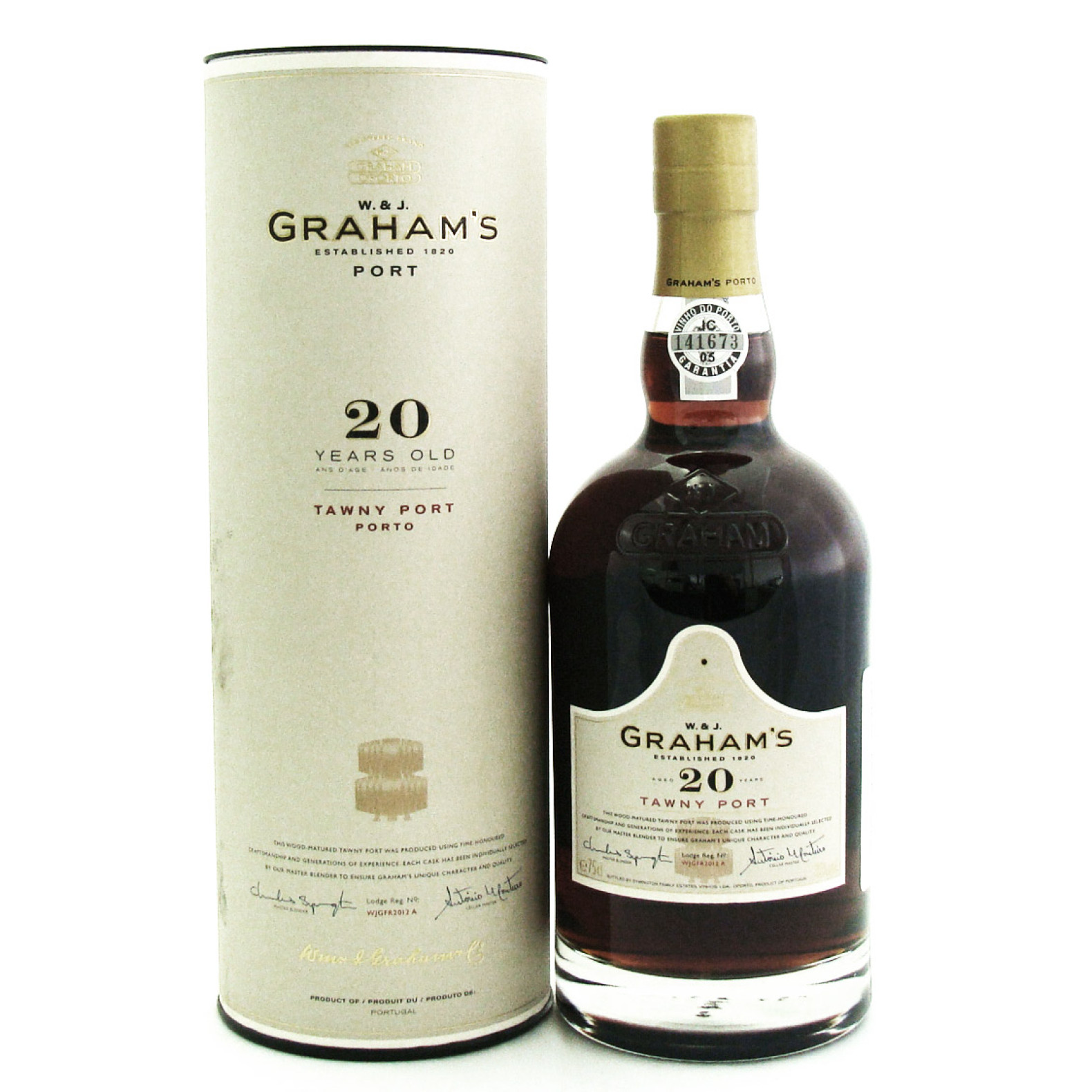 Vinho do Porto Graham's 20 Anos Tawny (750ml) - Banca do Ramon