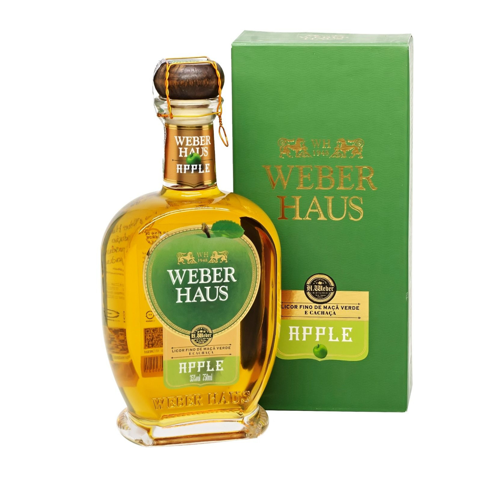 Licor de Cachaça e Maçã Weber Haus 750ml - Banca do Ramon