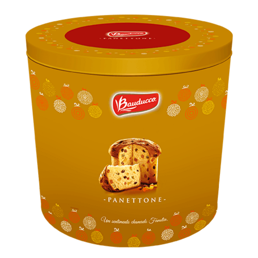 Panettone Bauducco Lata 750g Banca Do Ramon