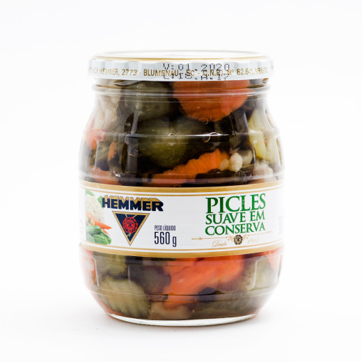 Picles Em Conserva Hemmer (560gr) | Banca do Ramon