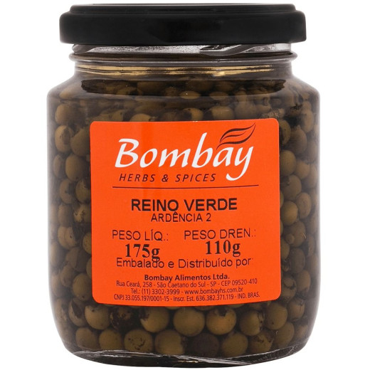 Pimenta do Reino Verde em Conserva Bombay (175g)