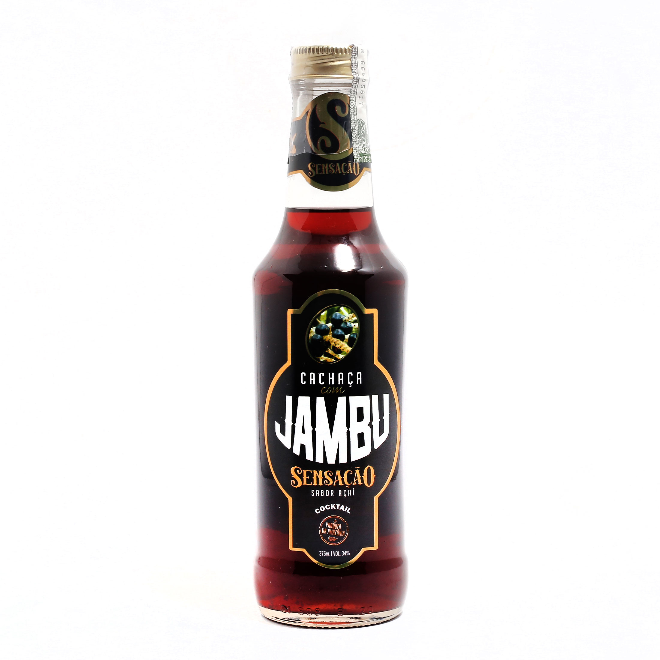 Cachaça com Jambu Sensação Sabor Açaí (275ml) - Banca do Ramon