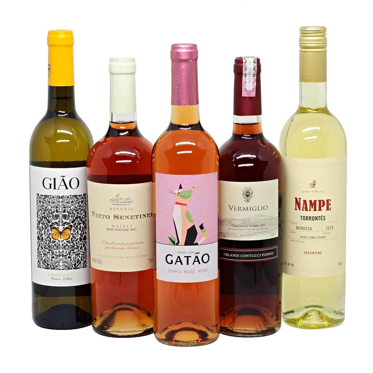 Kit 5 Vinhos Para o Verão + Ganhe 1 Vinho + Abridor Personalizado ...